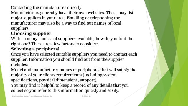 Administrating Network And Hardware Peripheralspptx Computer Networking Computing