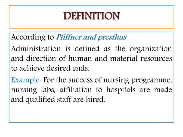 Philosophy of Administration,definition of administration and ...