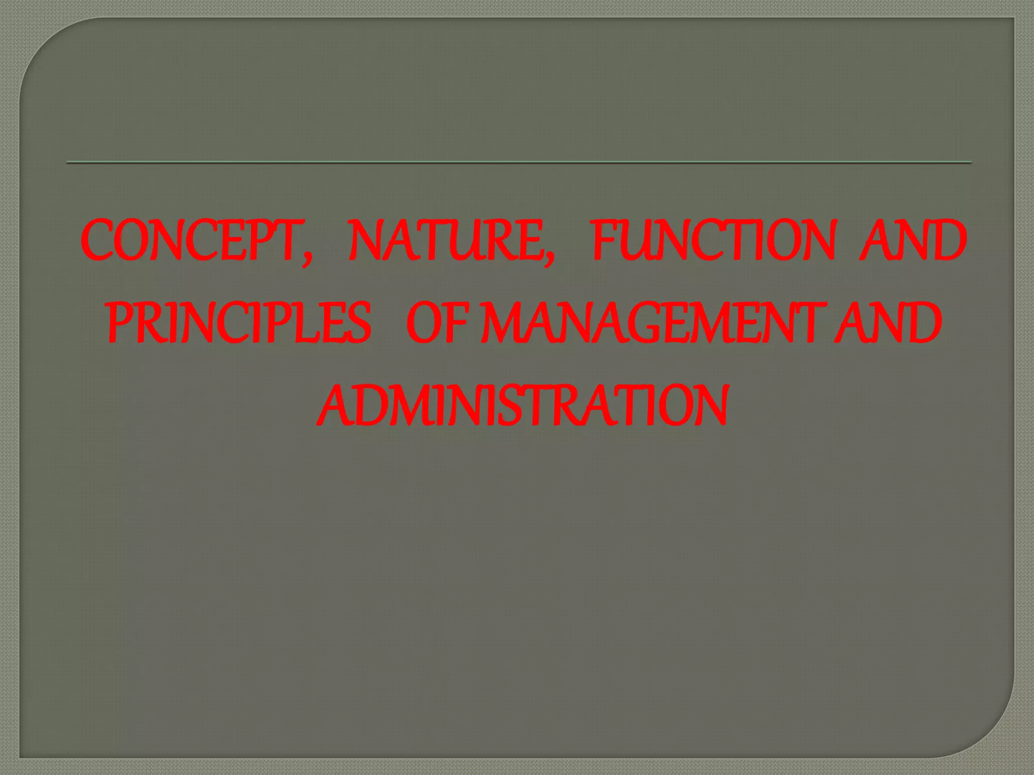 Administration | PPTX