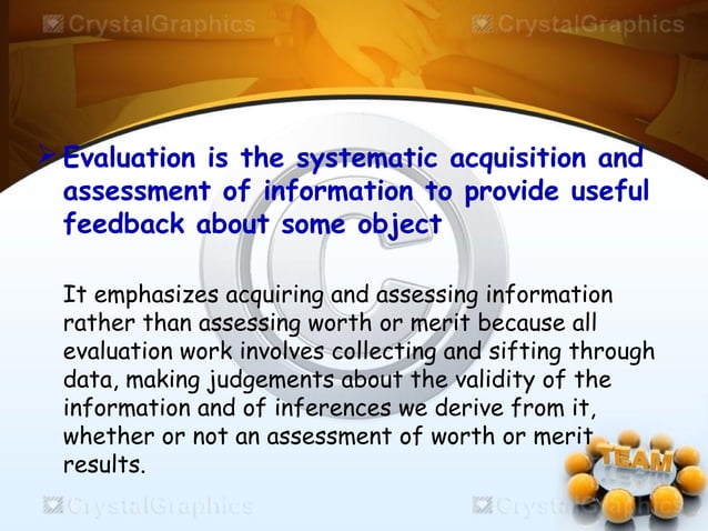 Administration and Supervision in Evaluation | PPT