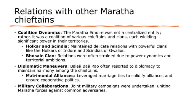 Administration-Peshwas-Balaji Vishwanath-Baji Rao I and Balaji Baji Rao ...