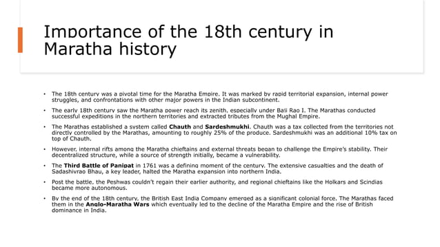 Administration-Peshwas-Balaji Vishwanath-Baji Rao I and Balaji Baji Rao ...