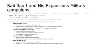 Administration-Peshwas-Balaji Vishwanath-Baji Rao I and Balaji Baji Rao ...