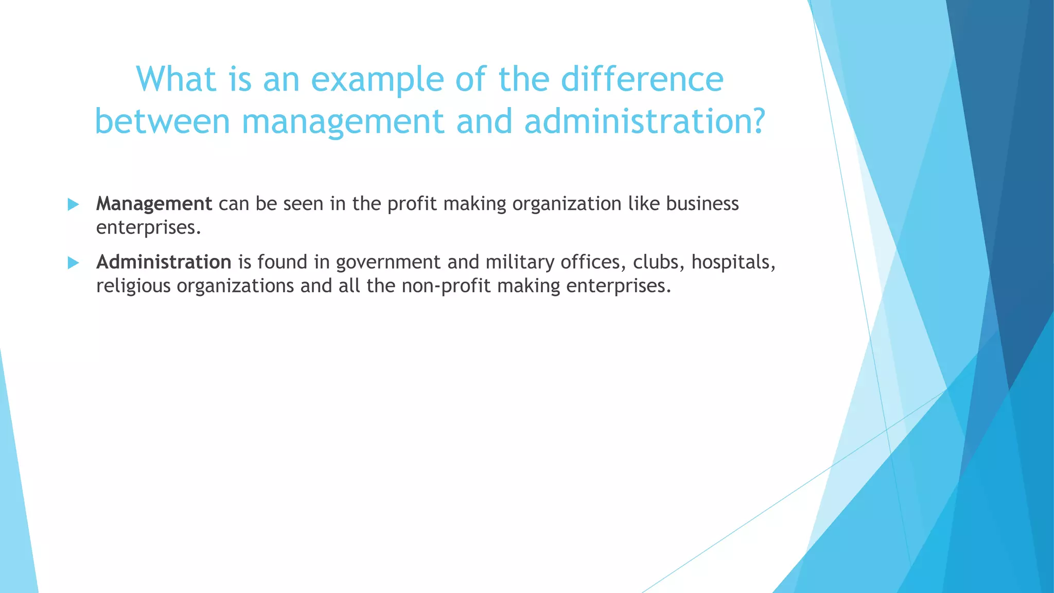 ADMINISTRATION-VS-MANAGEMENT.pptx | Free Download