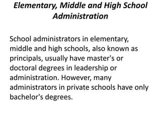 Administration and its principles.2014 | PPTX