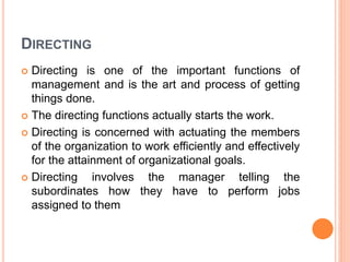 Administration and management | PPTX