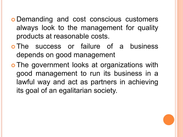 Administration and management | PPTX