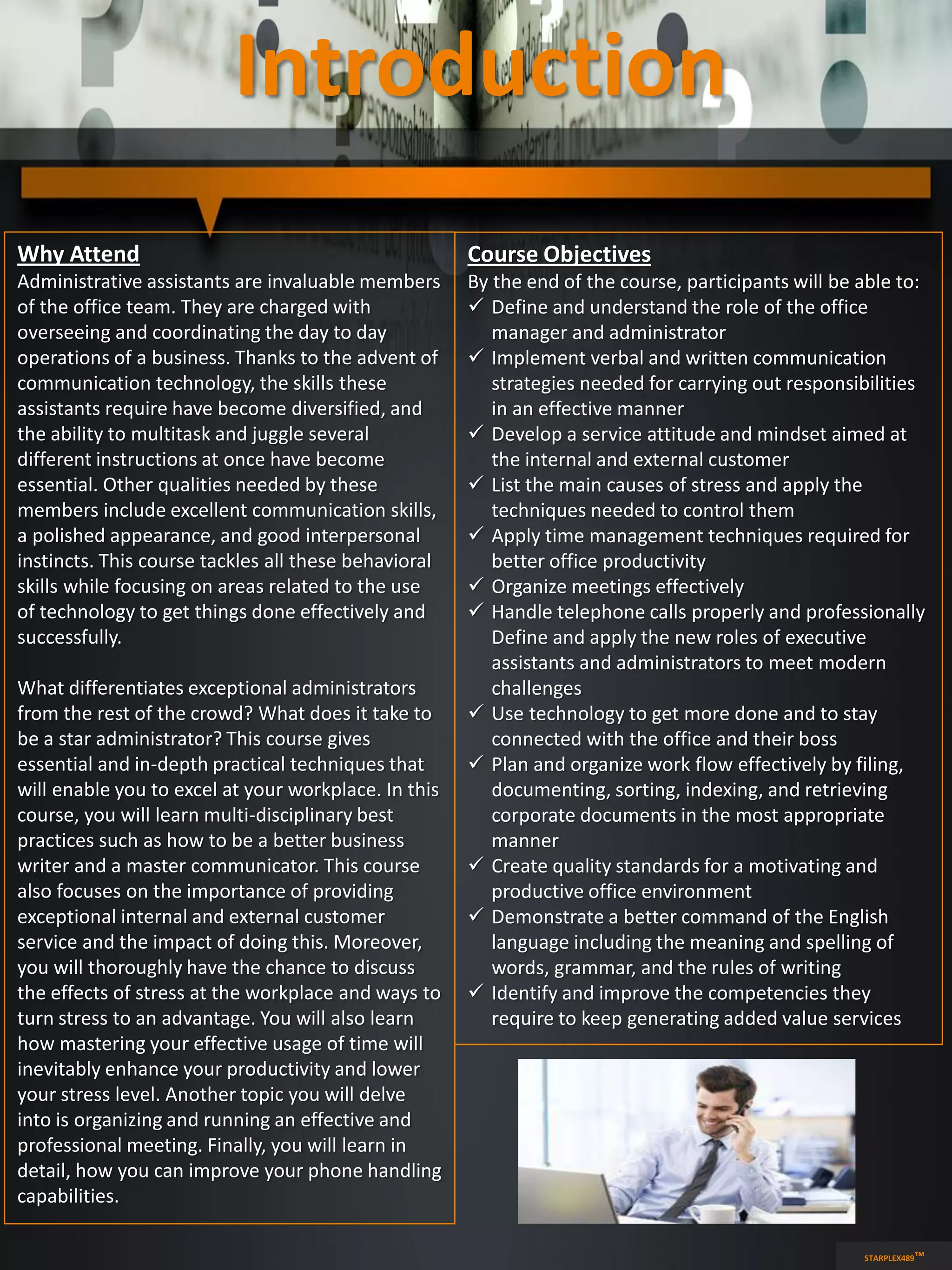 Administration and office management best practices and technologies | PDF