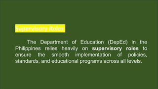 Administration and Supervisory Organization of the Department of ...