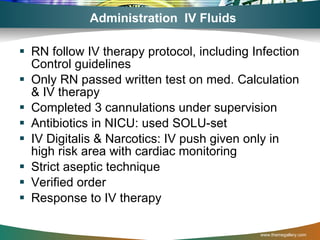 Administration & Calculation Of Drugs, Iv Fluids | PPT