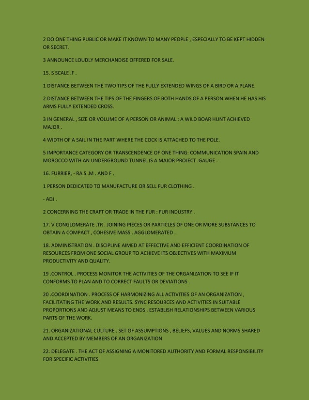 Administration glossary | DOCX