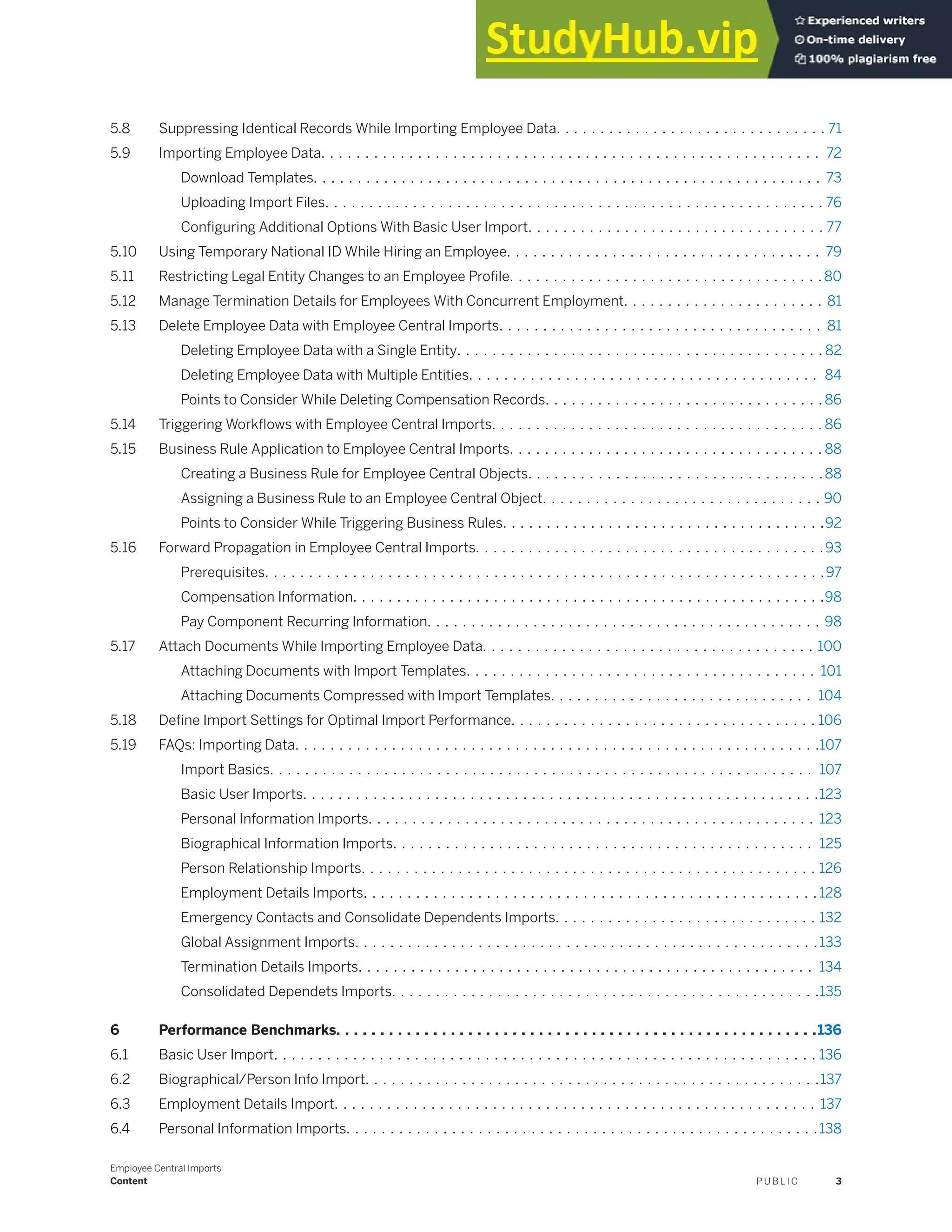 ADMINISTRATION GUIDE PUBLIC Employee Central Imports THE BEST RUN ...