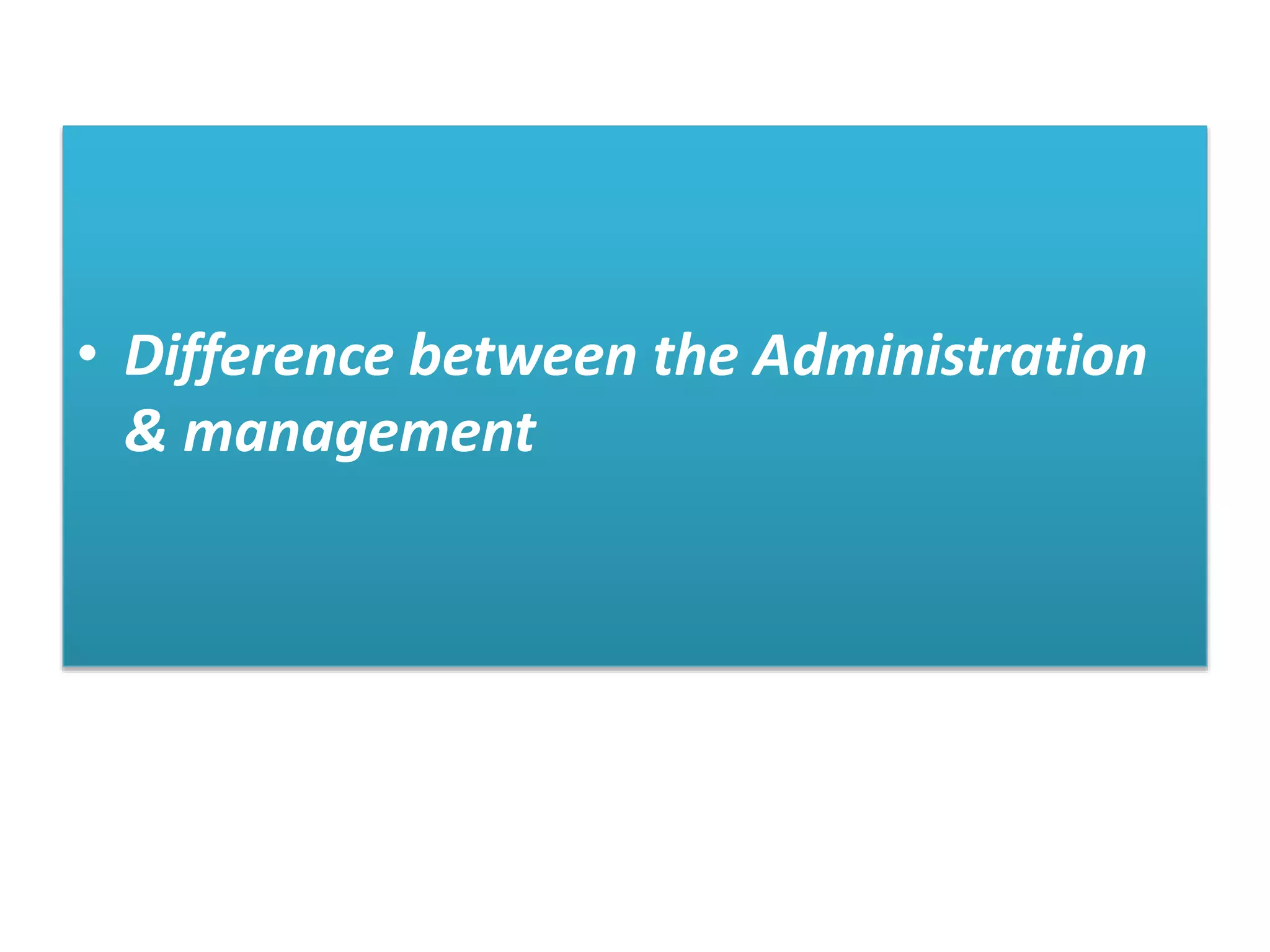 PPT on Administration | PPTX