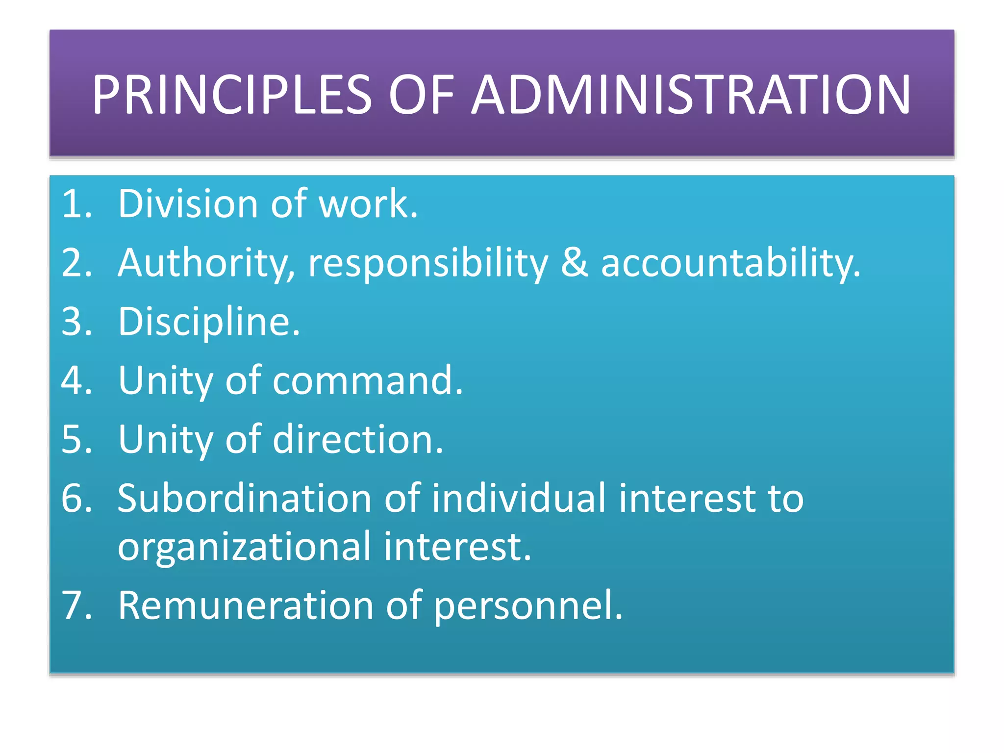 PPT on Administration | PPTX