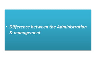 PPT on Administration | PPTX