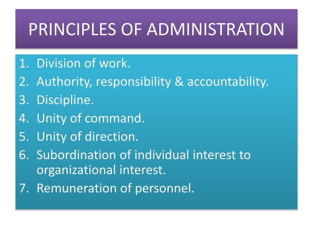 PPT on Administration | PPTX