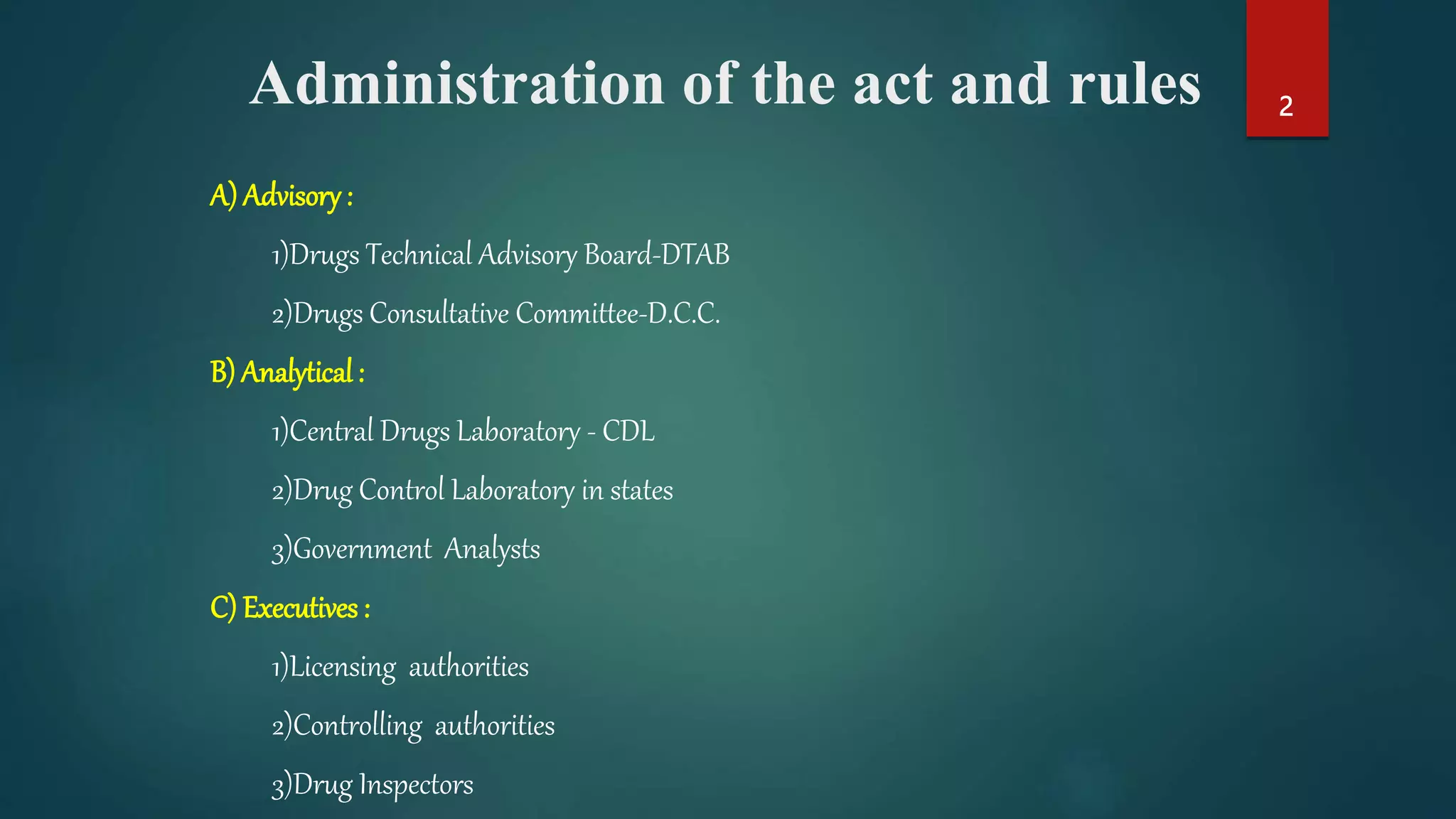 ADMINISTRATION OF ACT AND RULES.pptx