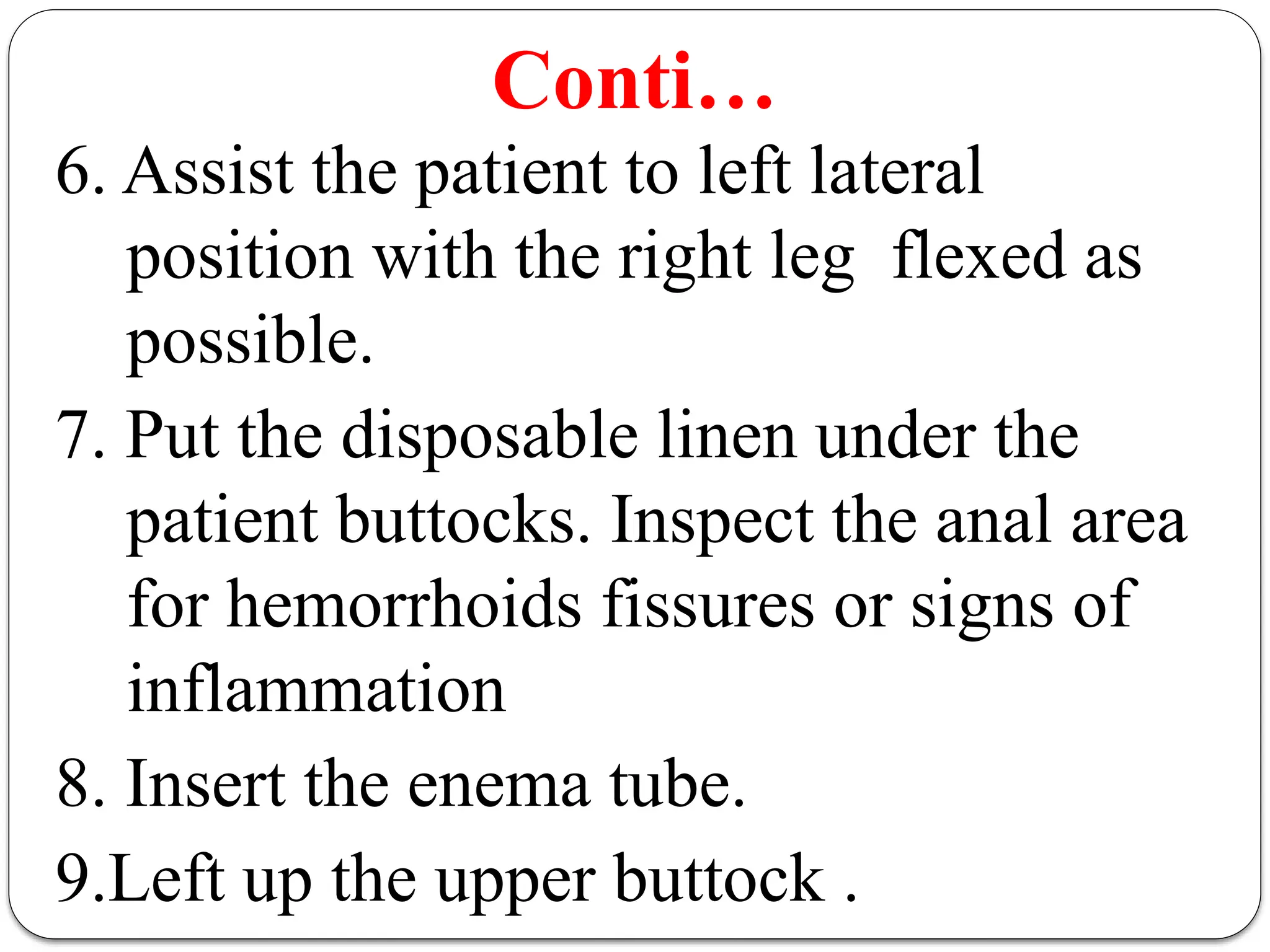Administration of an Enema..pptGGGDTIJKx | PPTX