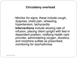 Administration of blood products | PPTX