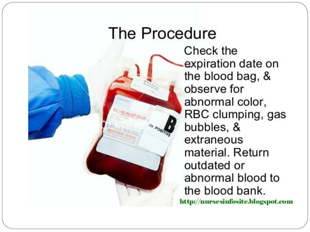 Administration of blood products | PPTX | Blood Disorders | Diseases ...