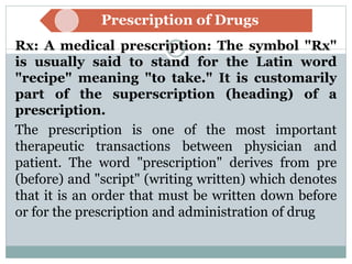 Administration of drugs/Medication | PPTX
