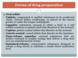 Administration of drugs/Medication | PPTX
