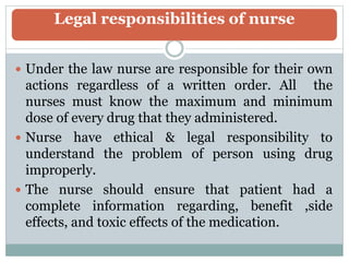 Administration of drugs/Medication | PPTX