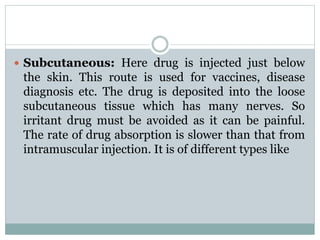 Administration of drugs/Medication | PPTX