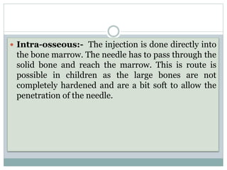 Administration of drugs/Medication | PPTX