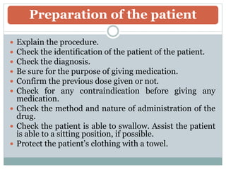 Administration of drugs/Medication | PPTX
