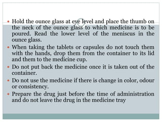 Administration of drugs/Medication | PPTX