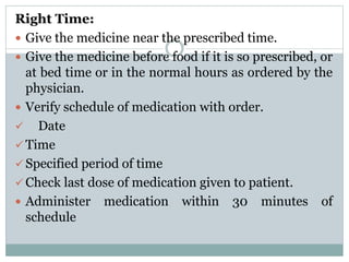 Administration of drugs/Medication | PPTX