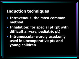 Administration of general anesthesia | PPT