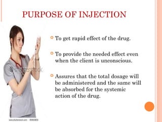 Administration of injection.ppt prepared by drug. Milka | PPT