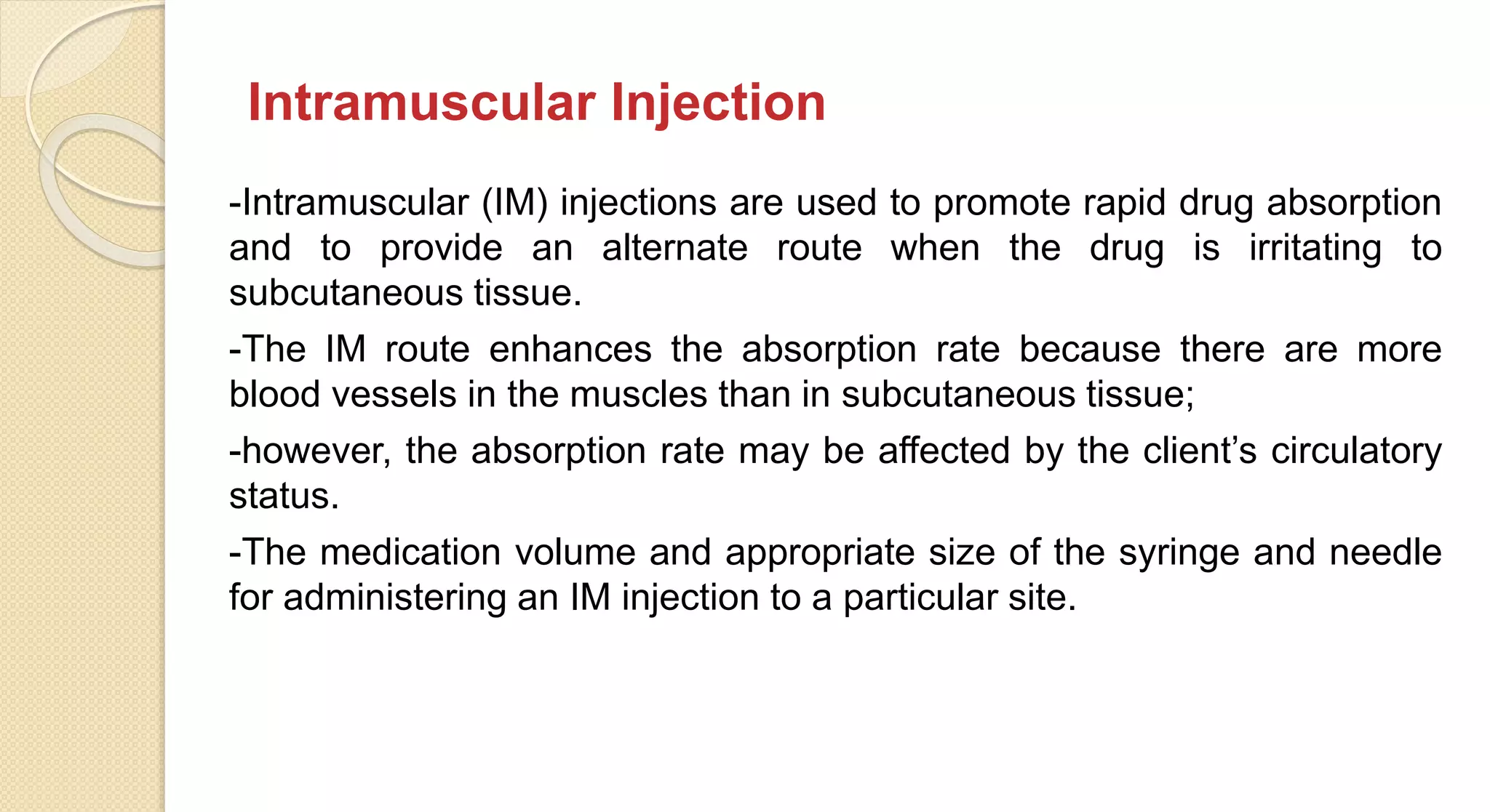 Administration of intramuscular injection.pptx
