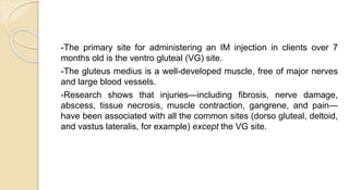Administration of intramuscular injection.pptx | First Aid | Injuries