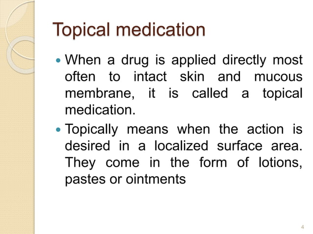 Administration of Medications into Eye and Ear- Topical Application | PPTX