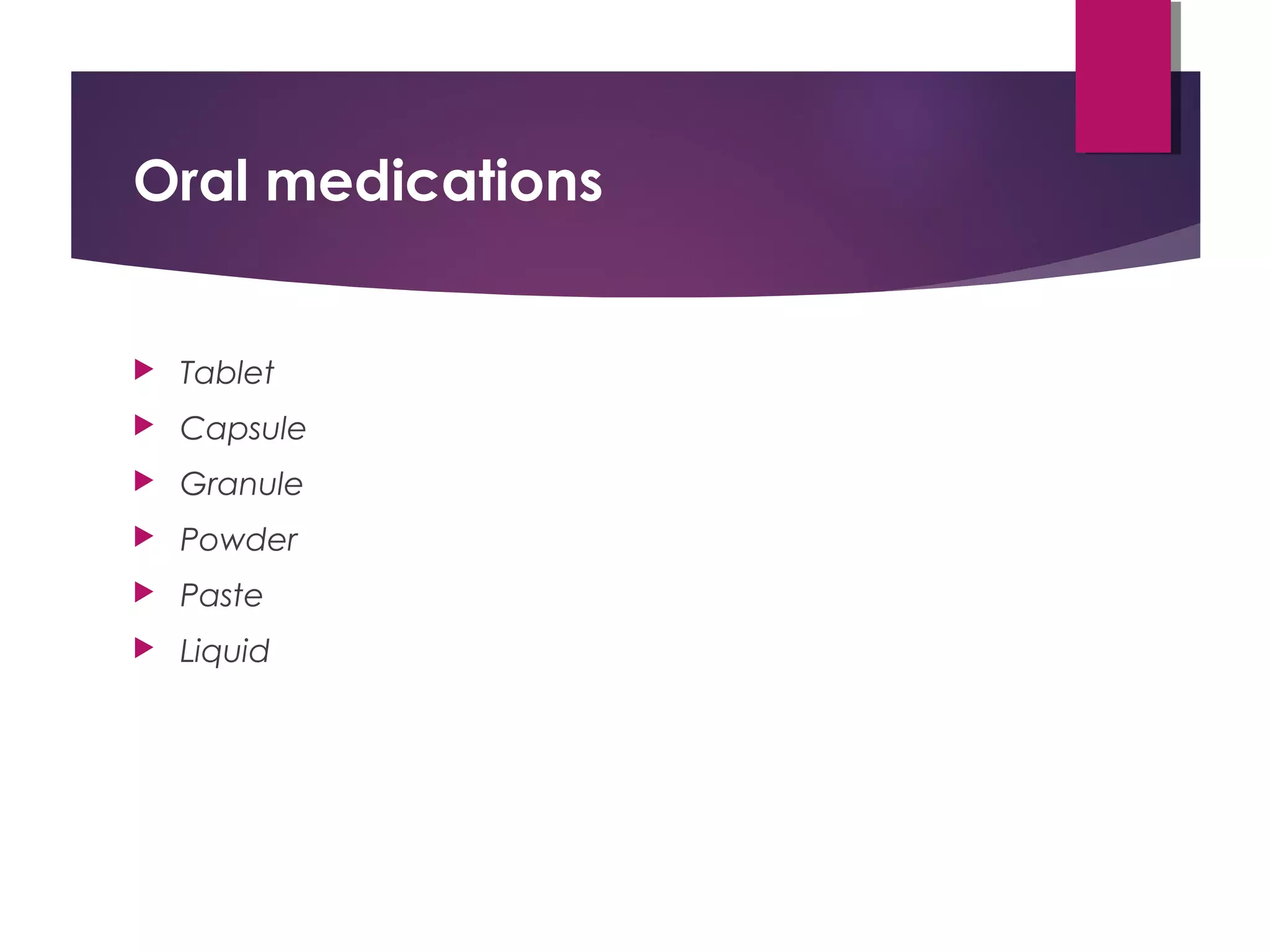 Administration of medicines in animals | PPT