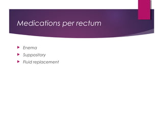 Administration of medicines in animals | PPT