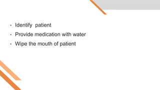 Administration of oral medication | PPTX