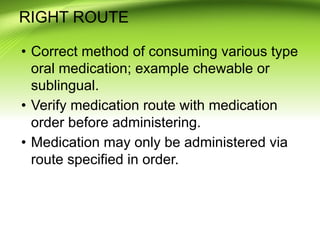 Administration of oral medication | PPT