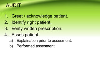 Administration of oral medication | PDF