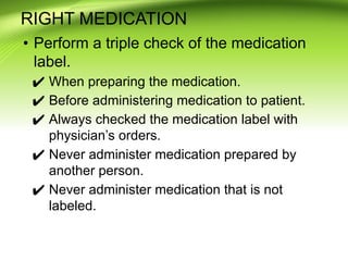 Administration of oral medication | PDF