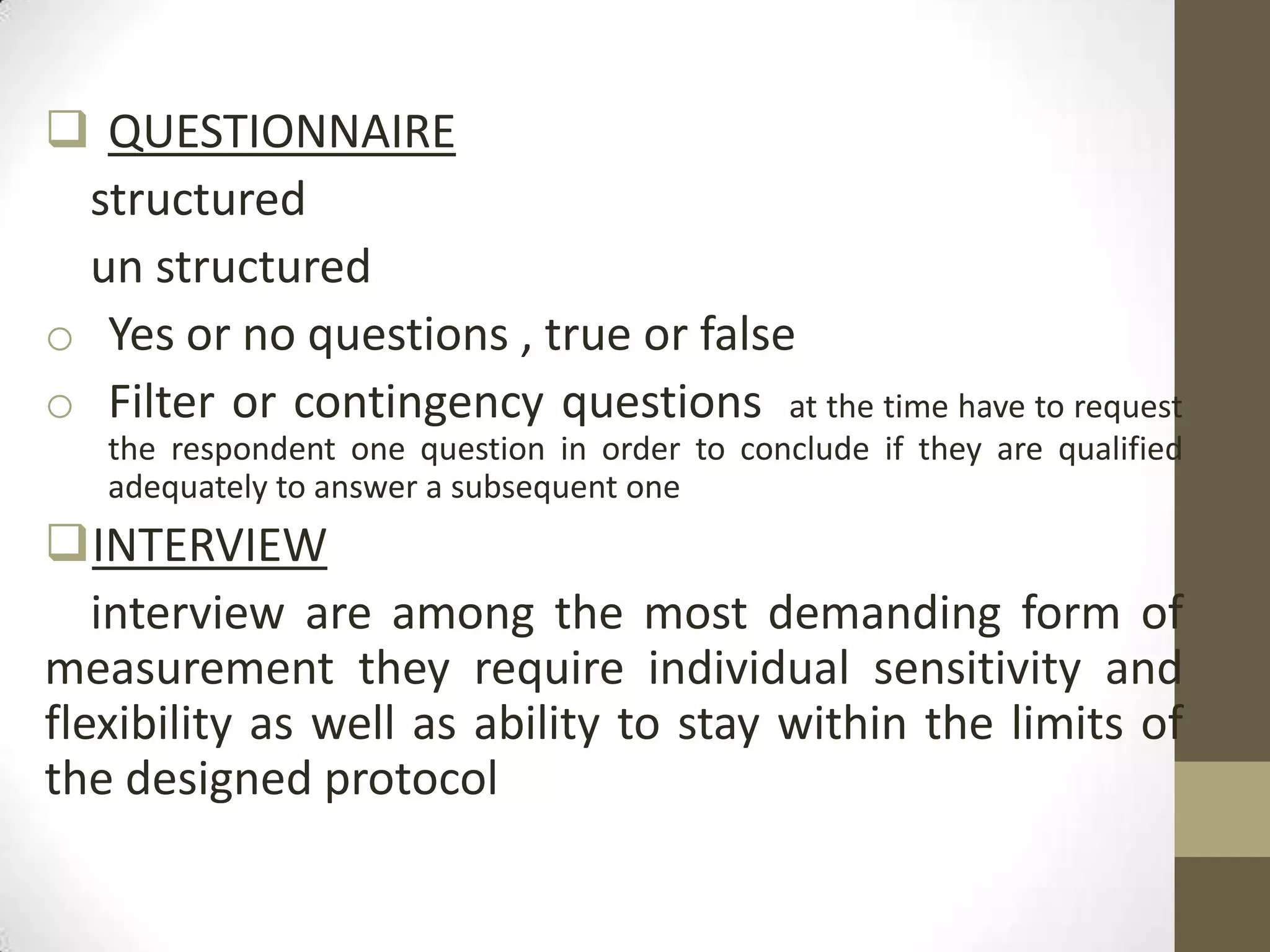 Administration of surveys | PPTX