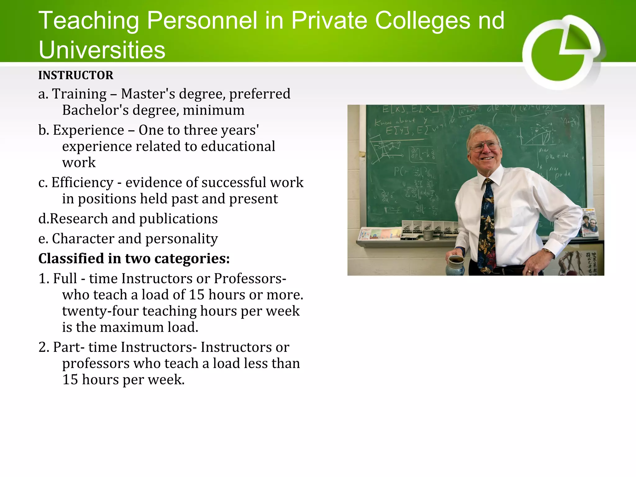 Administration of teaching personnel | PPT