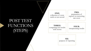 Administration of test | PDF