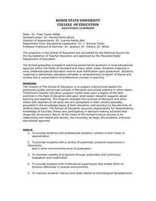 Administration portfolio | DOCX