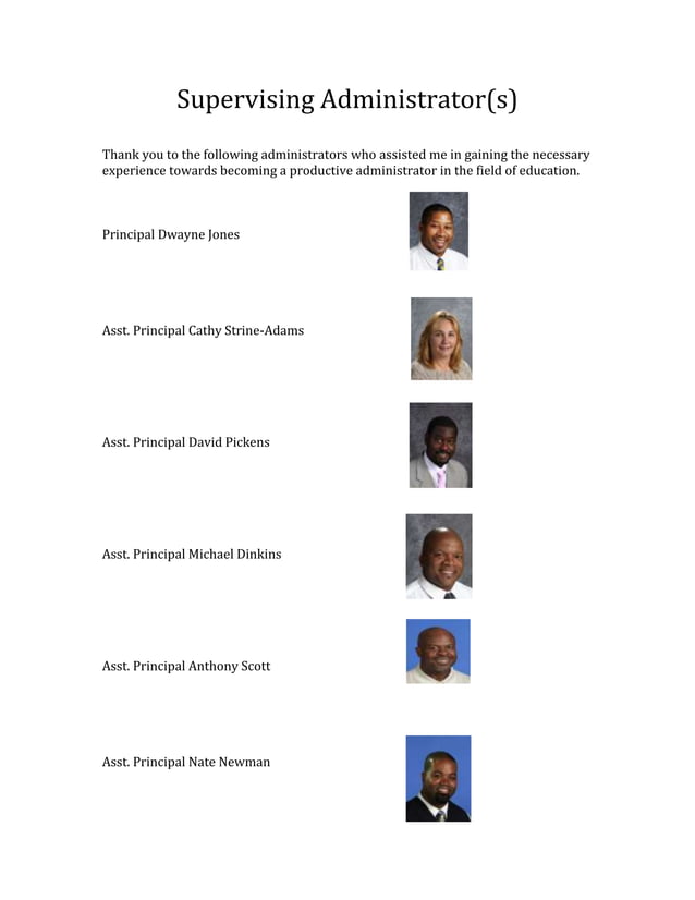 Administration portfolio | DOCX