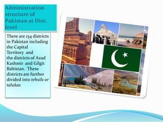 Administration structure of pakistan at Dist Level | PPTX