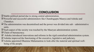 Administration System Under Maurya Dynasty.pptx